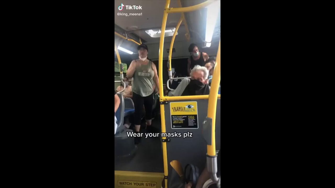 Kid Gets Thrown off Bus for Not wearing a Mask - YouTube