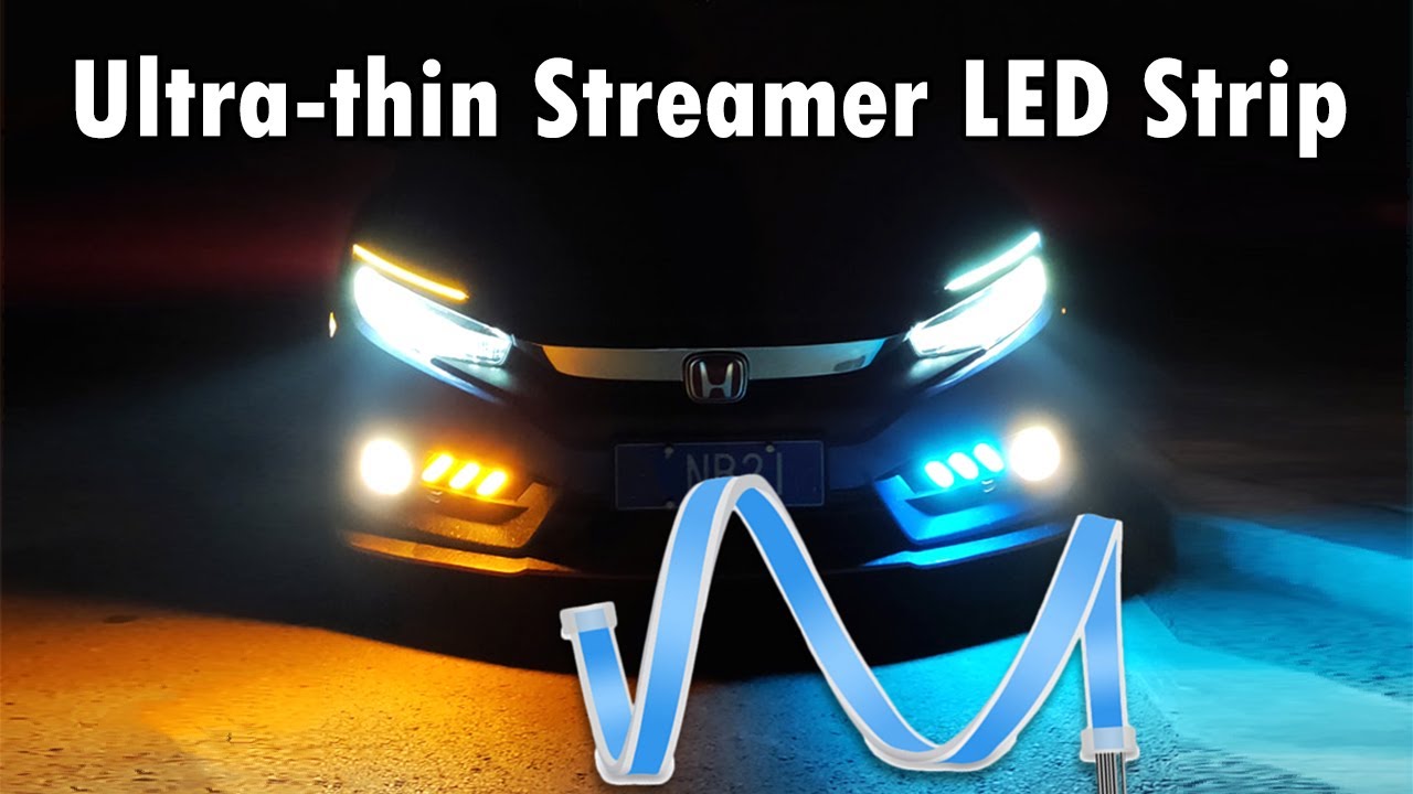 ADD DYNAMIC TURN SIGNAL & DRL Daytime Running Light LED STRIP ON YOUR ...