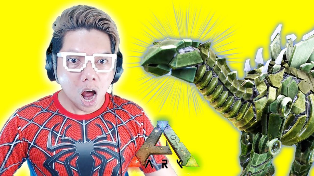 PENAMPAKAN TEK STEGO BERGENTAYANGAN 😂 ARK Survival Evolved Indonesia #7 ...