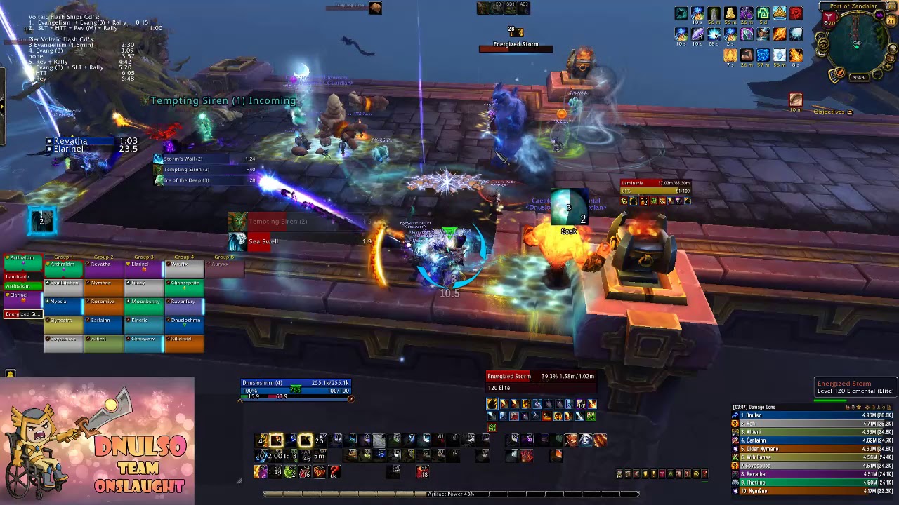 Onslaught - Mythic Stormwall Blockade - Elemental Shaman PoV - YouTube