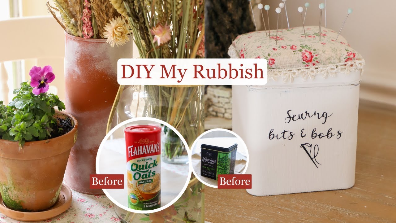 DIY my rubbish! Waste material craft ideas. Turn household items into ...