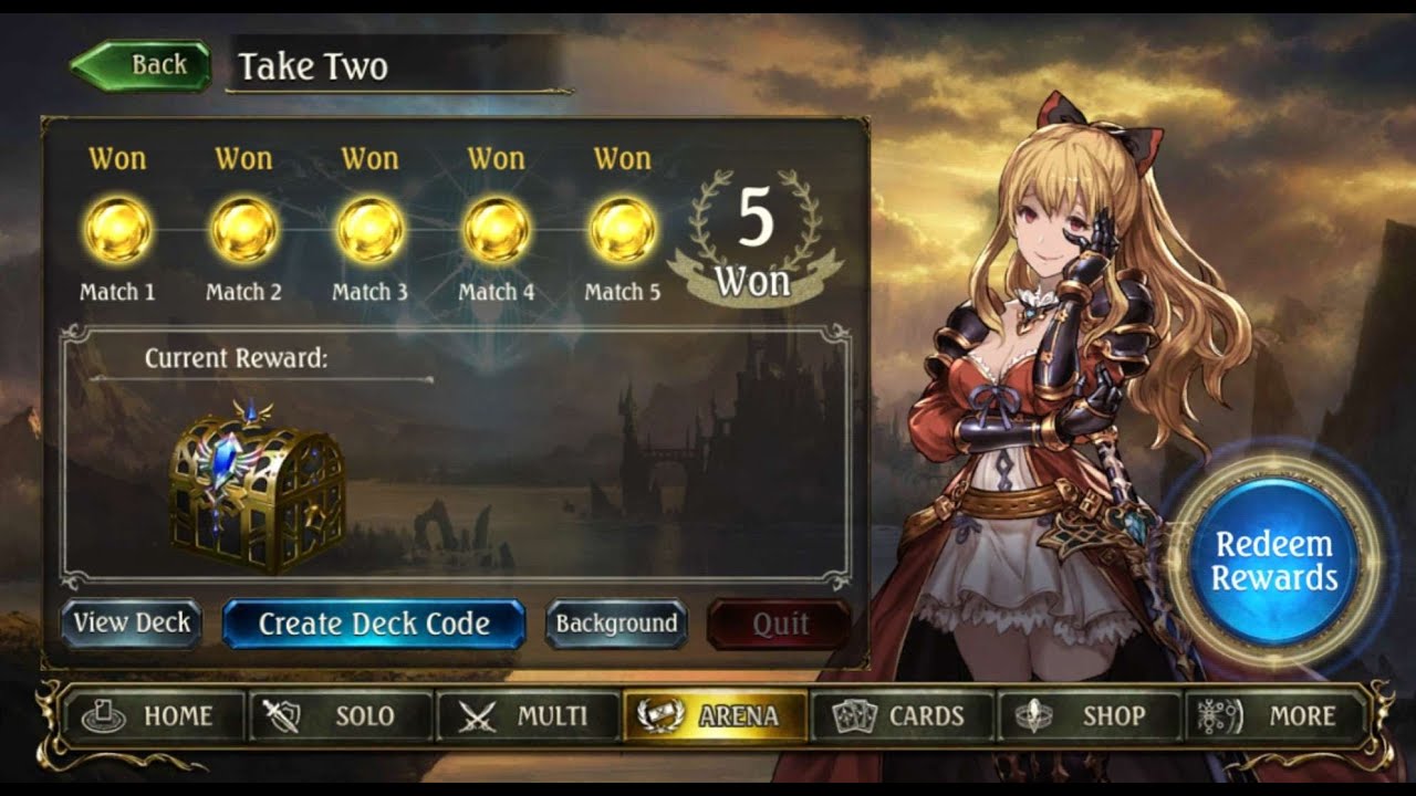 (Take Two) 5-0 Bloodcraft [Shadowverse/Resurgent Legends] - YouTube