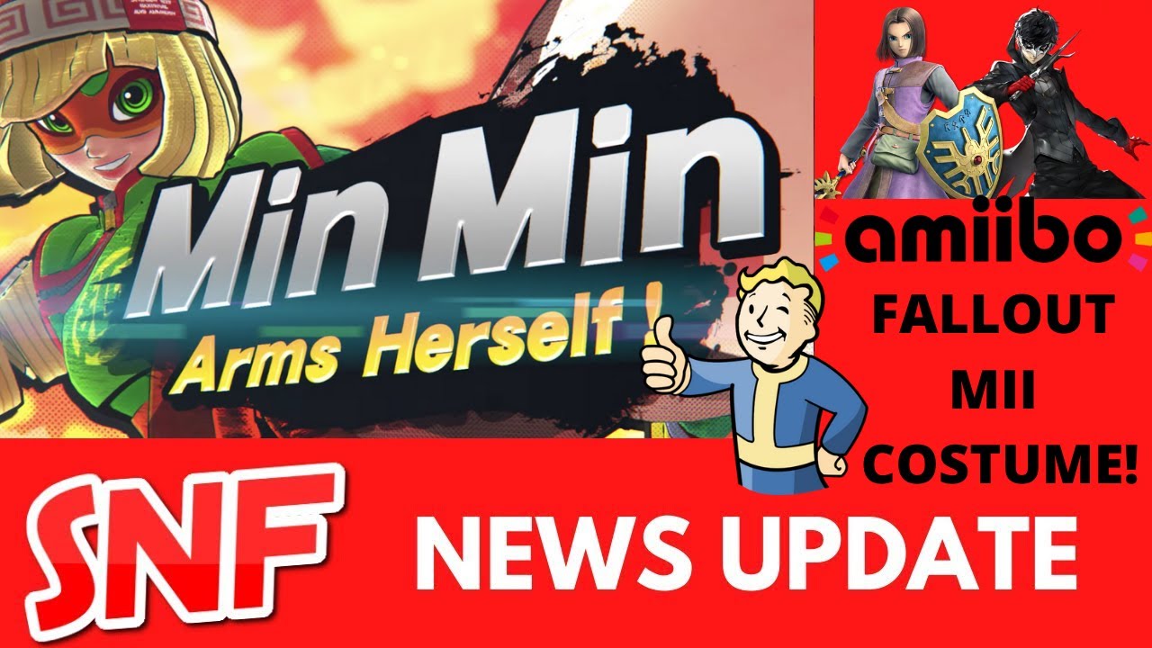 Min Min Revealed as ARMS Fighter For Super Smash Bros Ultimate + VAULT ...