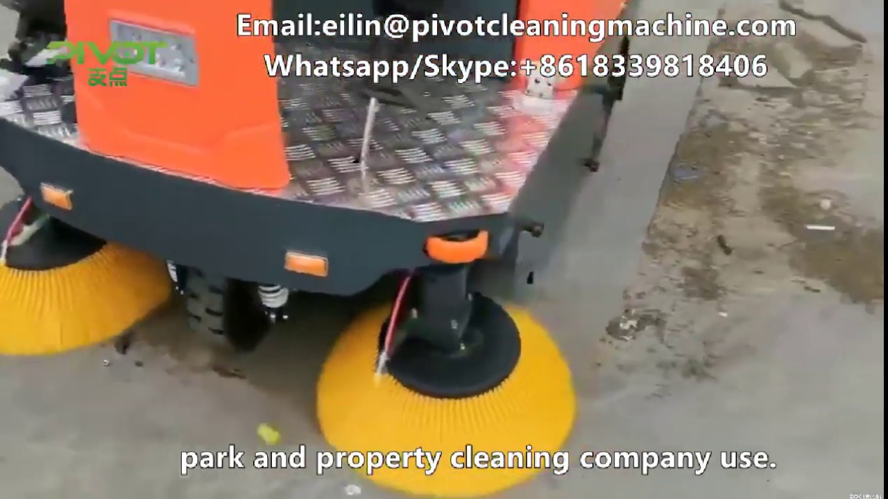 Smart Road Cleaning Machine, Floor Sweeper, Road Sweeper - YouTube
