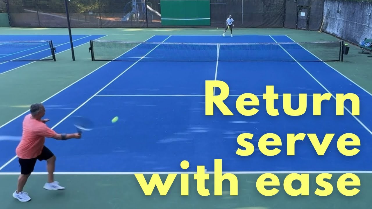 How to effectively return tennis serve at lower levels (3.5+) - YouTube