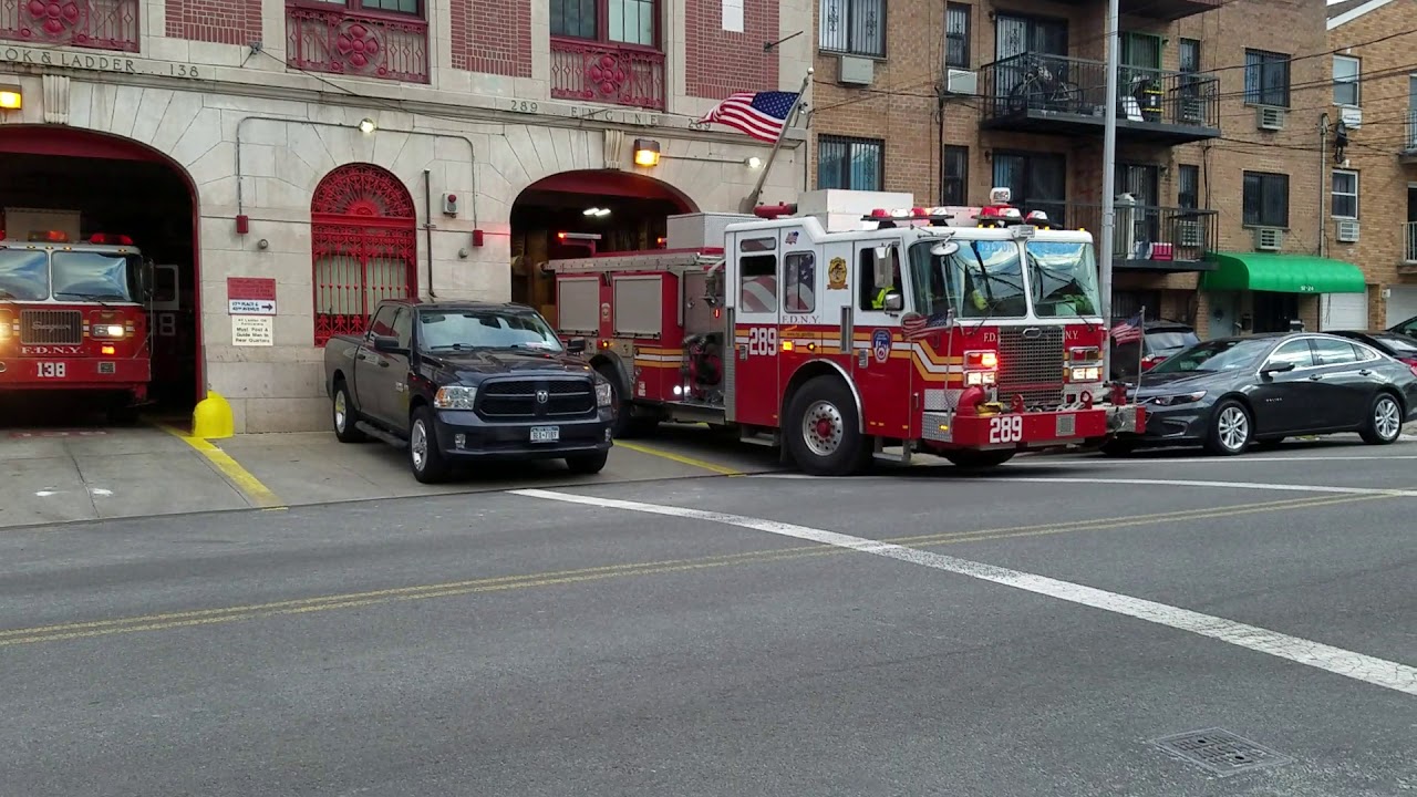 FDNY "Corona Tigers" responding from their quarters - YouTube