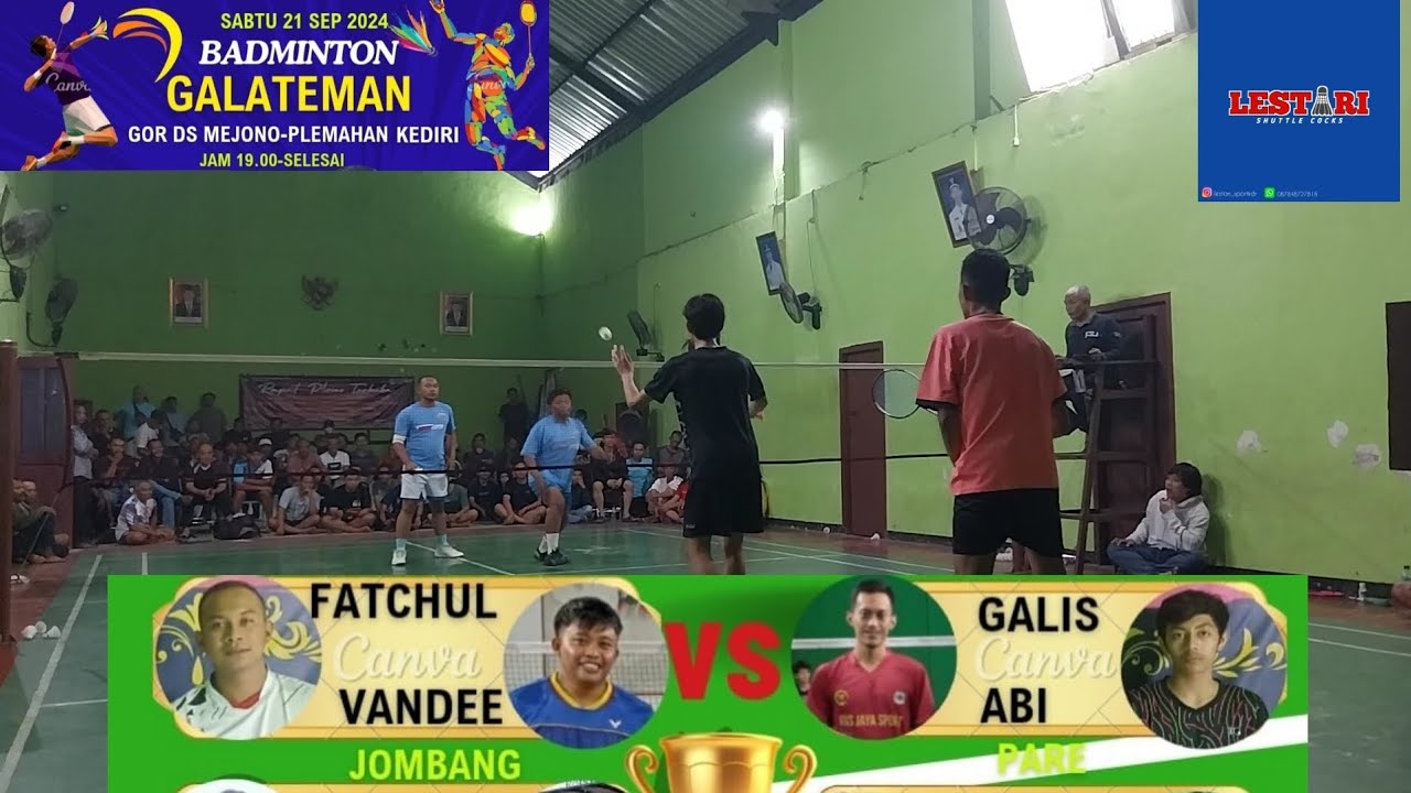FATKUL-VANDY (JOMBANG) VS GALIS-ABI (PARE) - YouTube