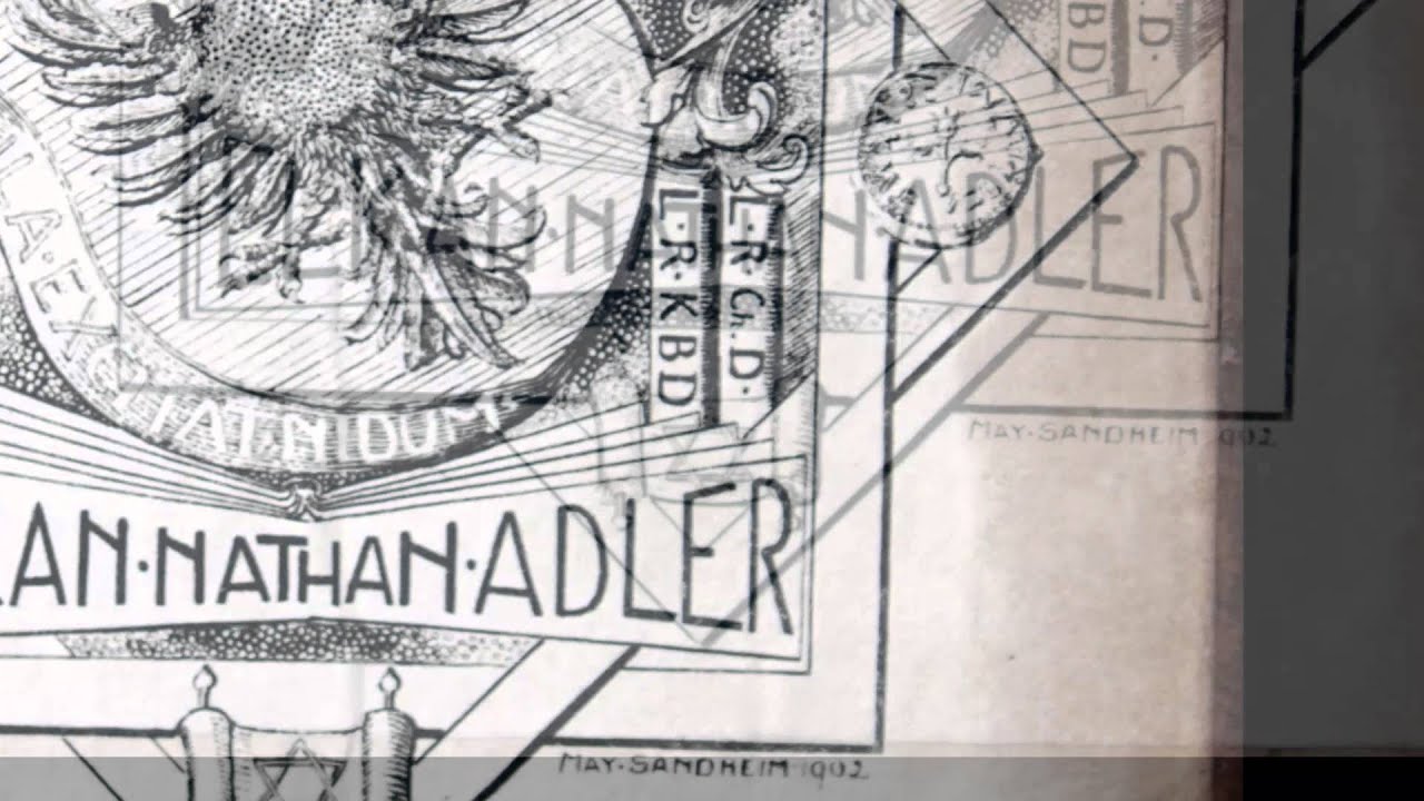 Washington University Libraries’ Brisman Collection: Elkan Nathan Adler ...