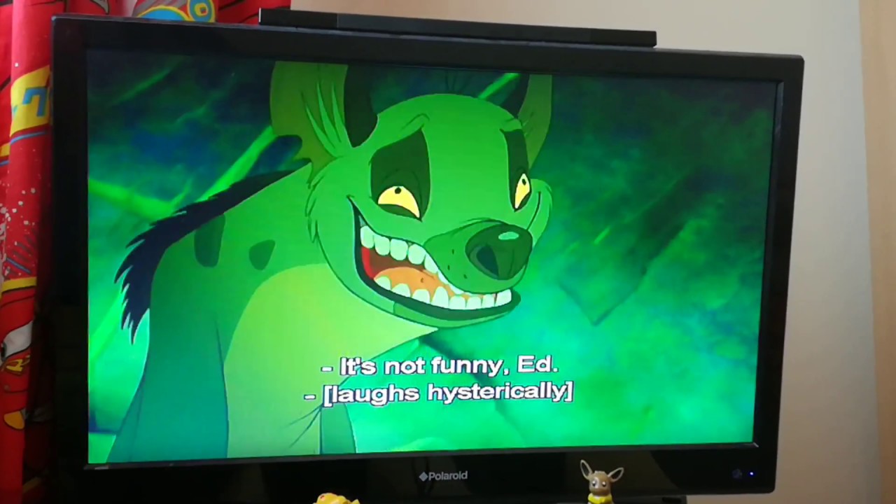 The Lion King: Ed laughing scene - YouTube
