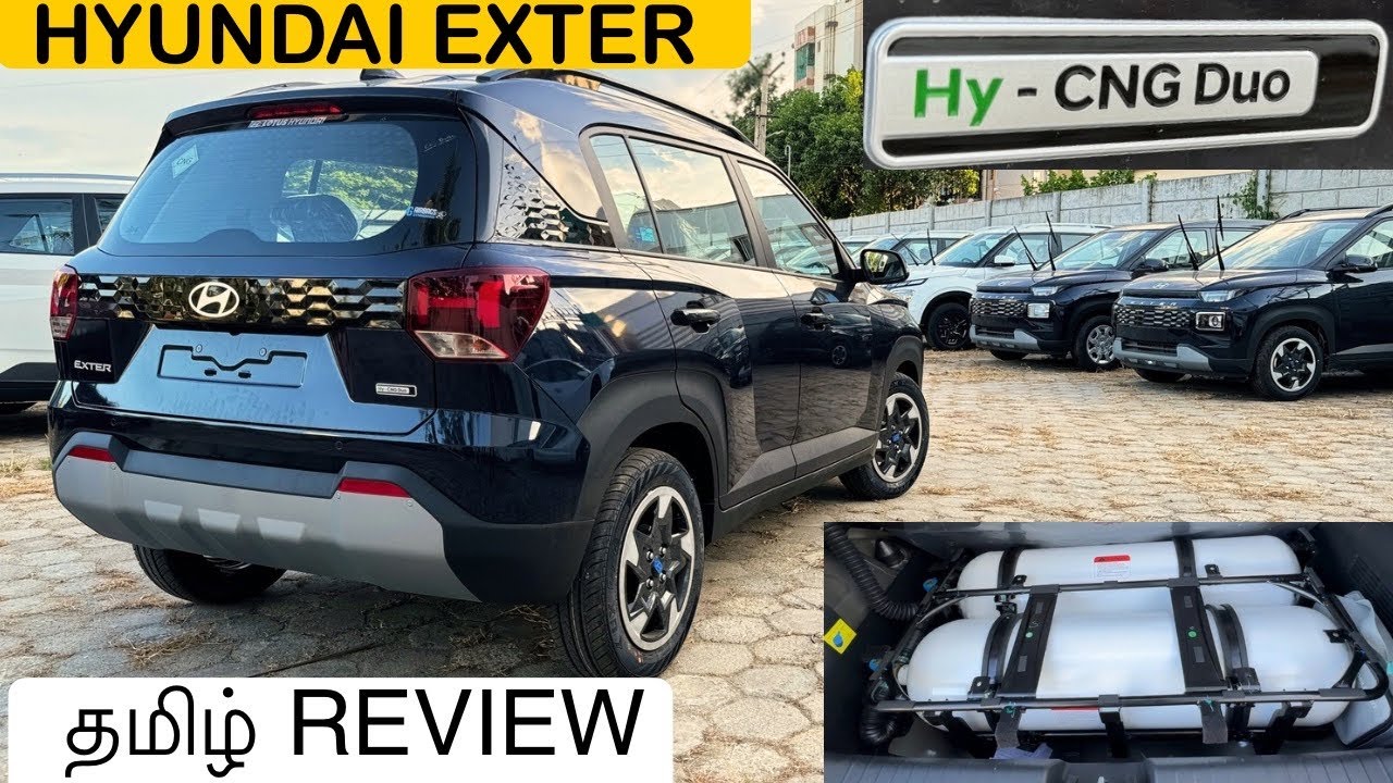 Hyundai Exter Hy-CNG Duo,தமிழ் Review,Increased Boot space! - YouTube