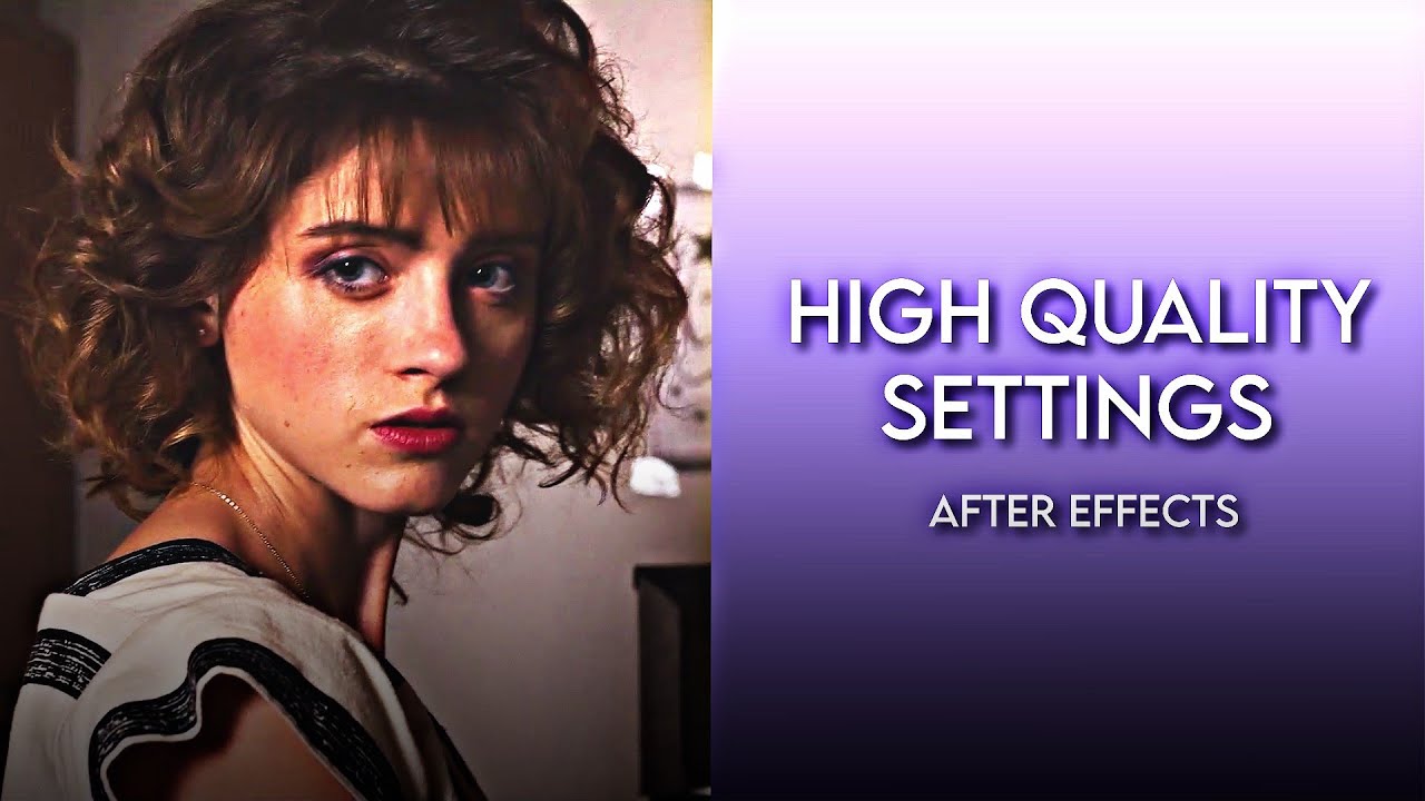 High Quality Tutorial I AFTER EFFECTS - YouTube