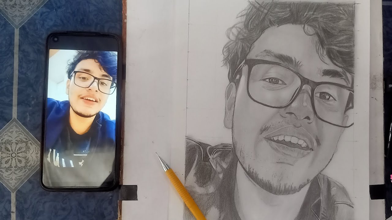 Drawing of @trigger_insaan | Nischay Malhan | new realistic drawing ...