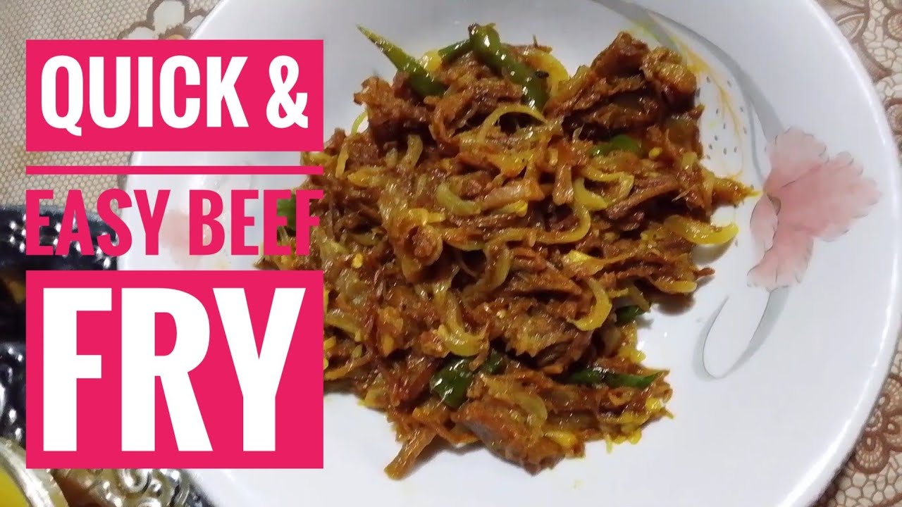 Instant Gosh Vaji Recipe 🍲 | সহজে তৈরি গরুর গোশত ভাজি | Quick & Easy ...