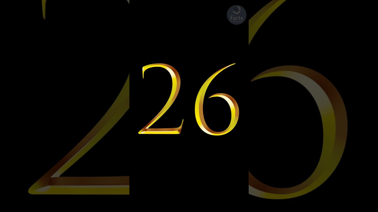 Facts About Number 26 shorts facts thehomeoffacts YouTube Facts About Number 26 shorts facts thehomeoffacts YouTube