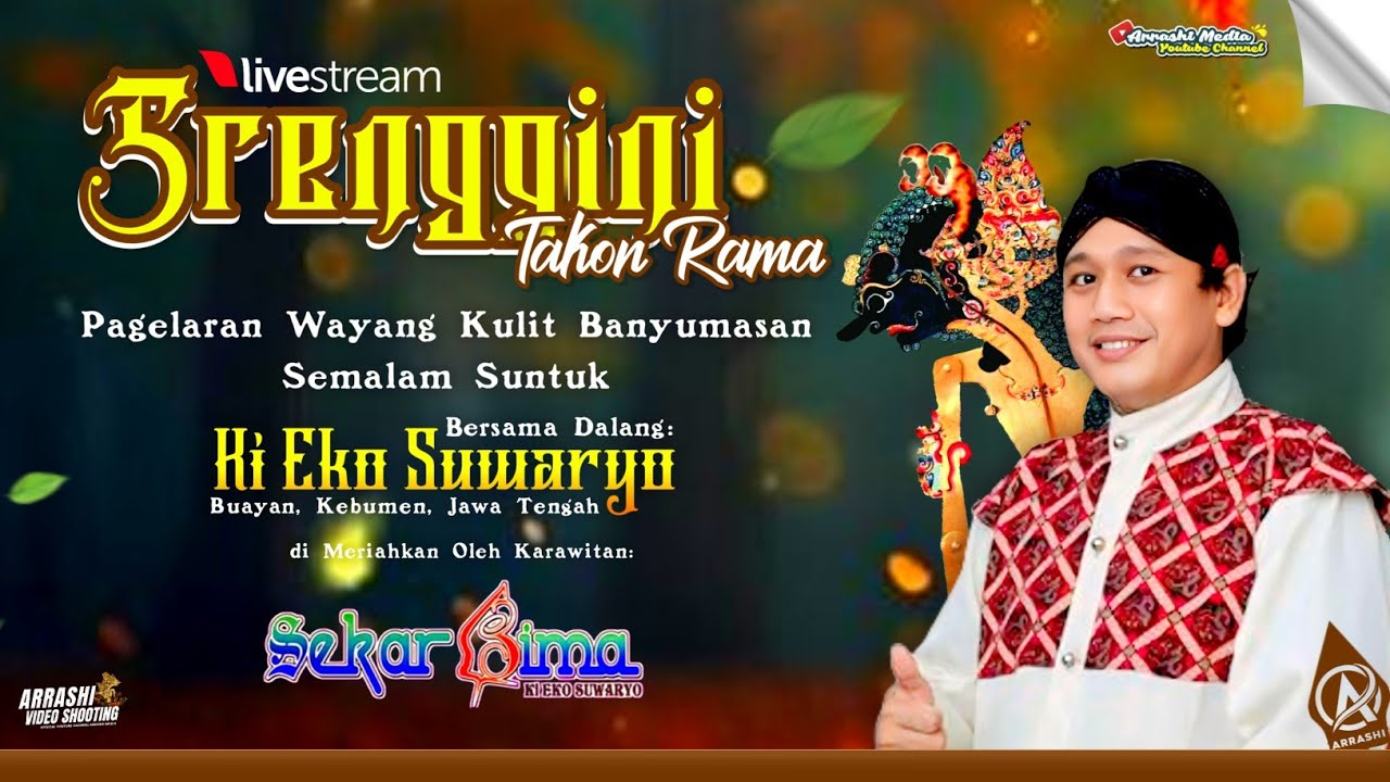 SRENGGINI TAKON RAMA | LIVE Malam Ini Wayang Kulit Ki Eko Suwaryo ...