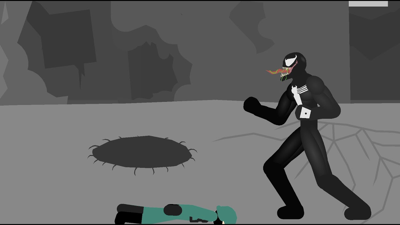 spider man vs venom/stick node animation - YouTube