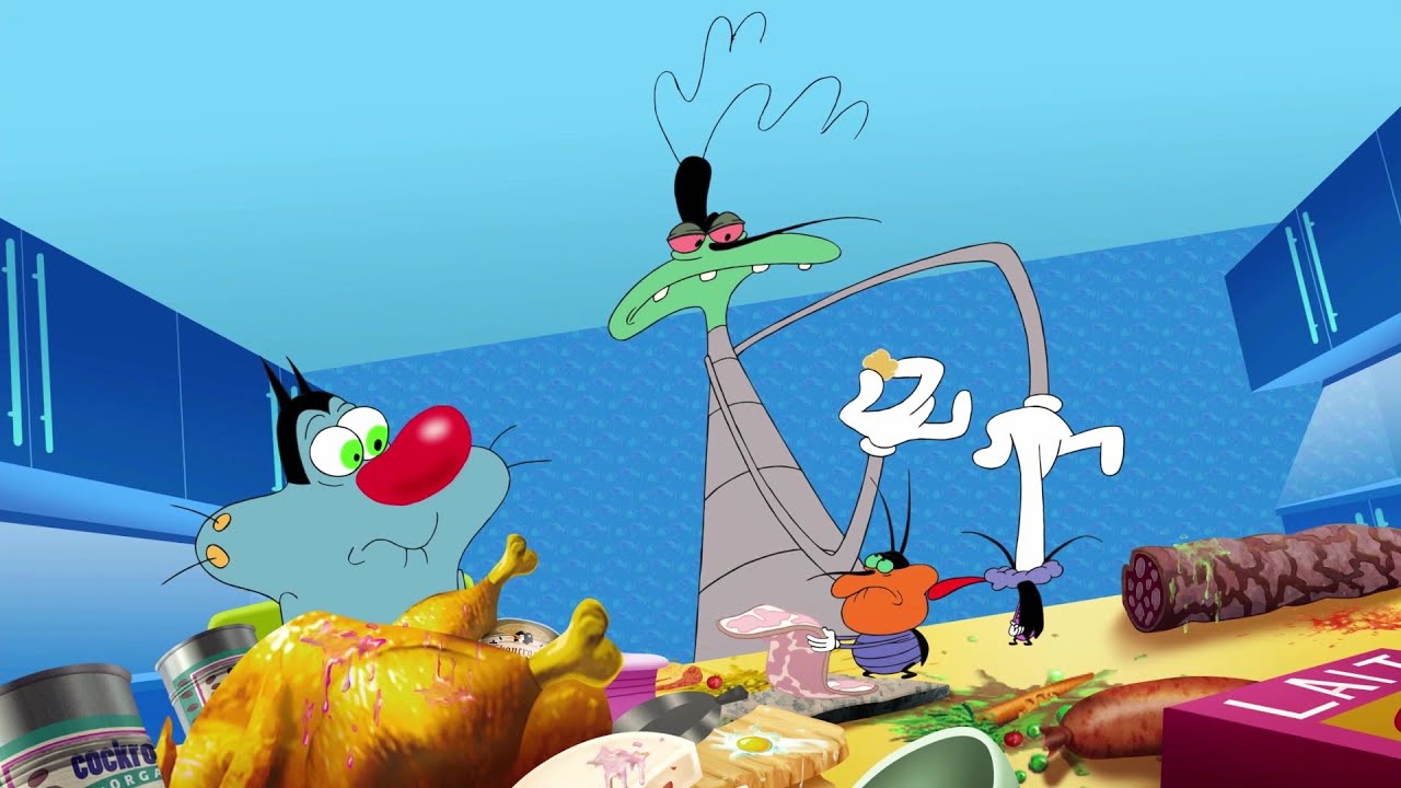 Oggy and the Cockroaches - Mind the Giant! (S04E23) BEST CARTOON ...