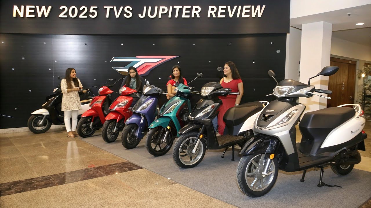 New 2025 TVS Jupiter Review | Features, Mileage, Price & Real Ride Test ...