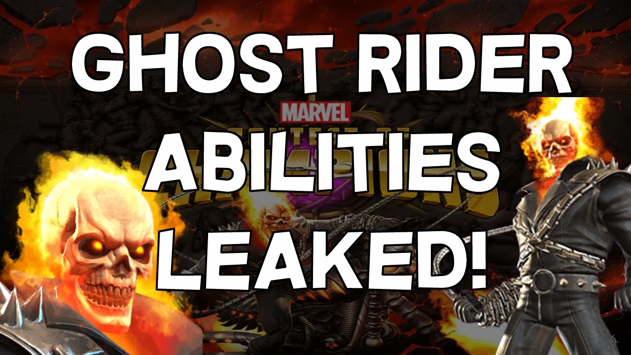 GHOST RIDER ABILITIES LEAKED! - New Top Tier Champion? - Marvel Contest ...