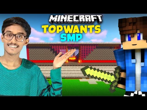 TopWants SMP | Minecraft SMP Town Hall Build Start - YouTube