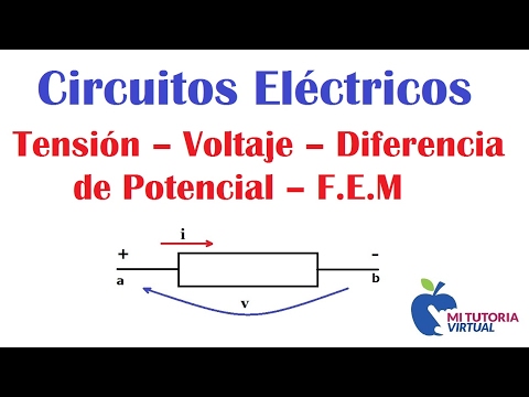 Tensión - Voltaje - Diferencia de Potencial - F.E.M - Voltage ...