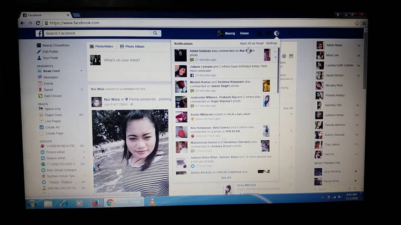 how to mark all message & notification read - YouTube