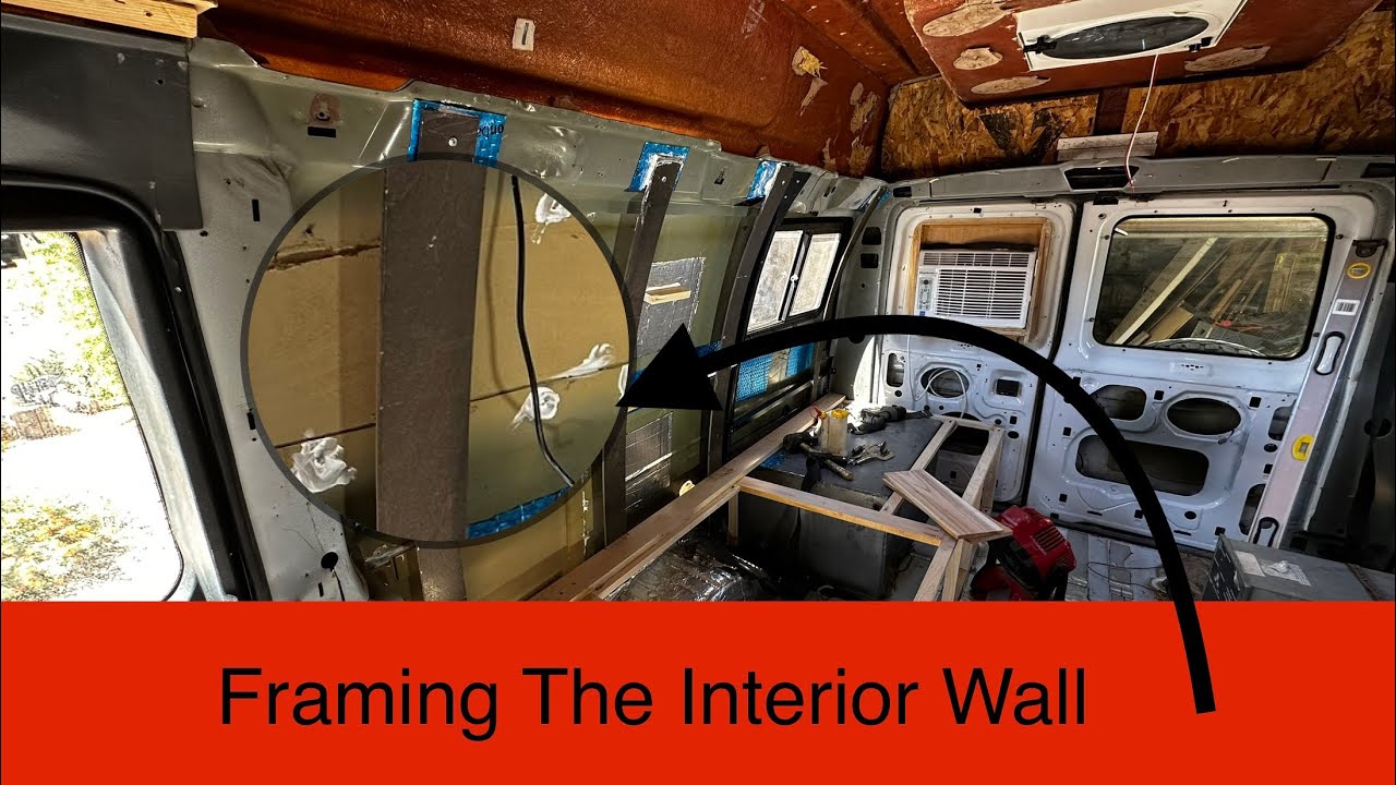 Van Build: Internal Framing Ford Econoline Van - YouTube