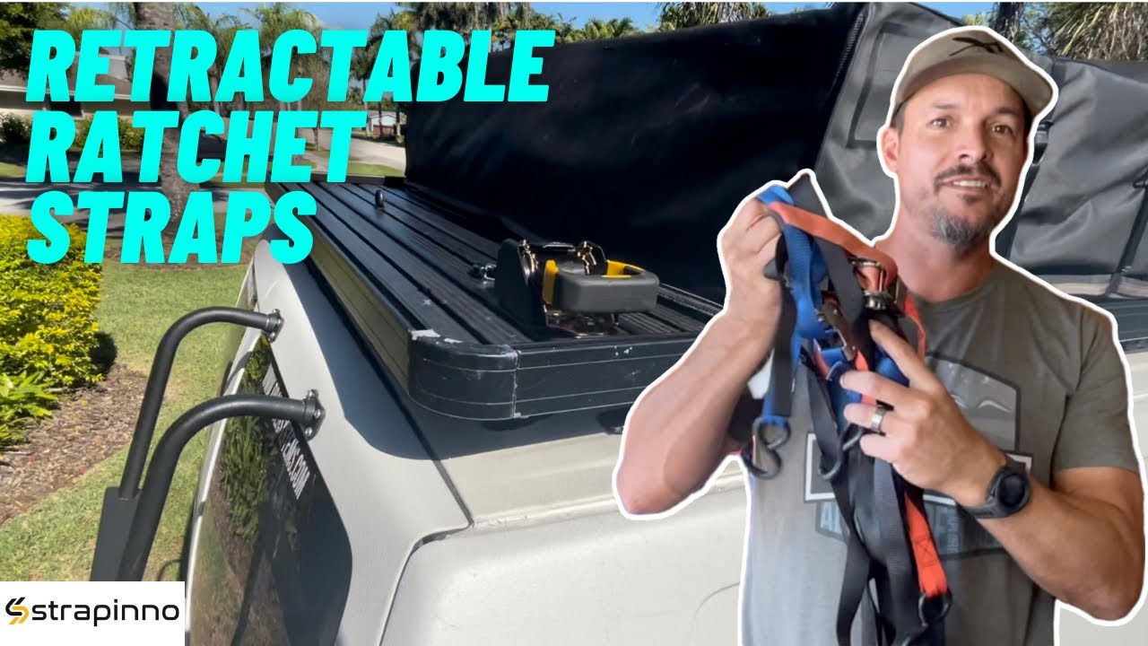Retractable & Mountable Ratchet Straps!!!!! - YouTube