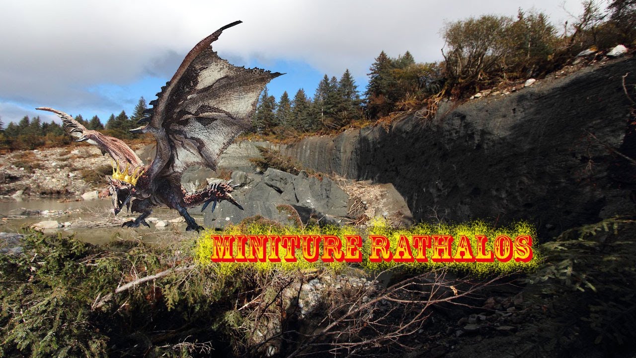 Monster Hunter world miniature Gold crown Rathalos ( Event quest ...