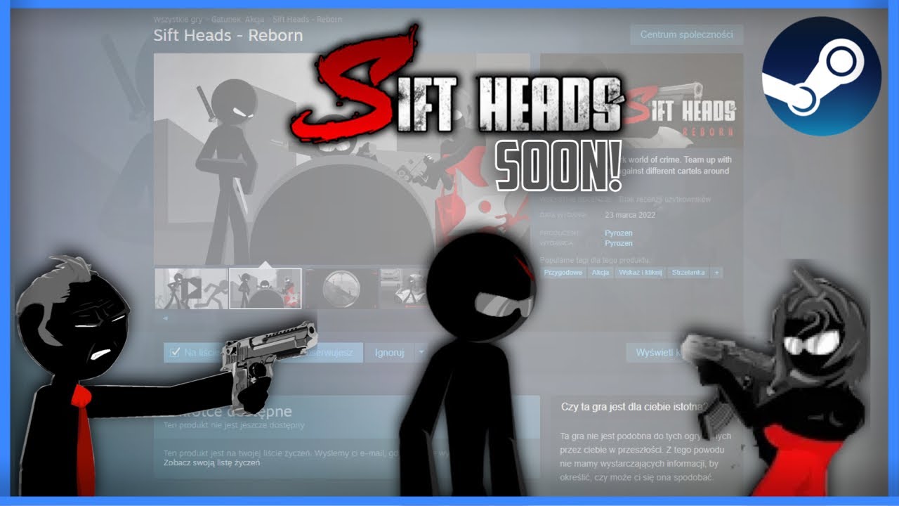 Sift Heads On Steam! (Coming Soon) - YouTube