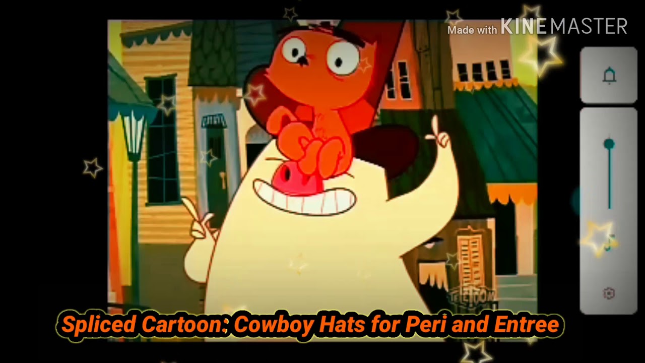 Spliced Cartoon: Cowboy Hats for Peri and Entree - YouTube