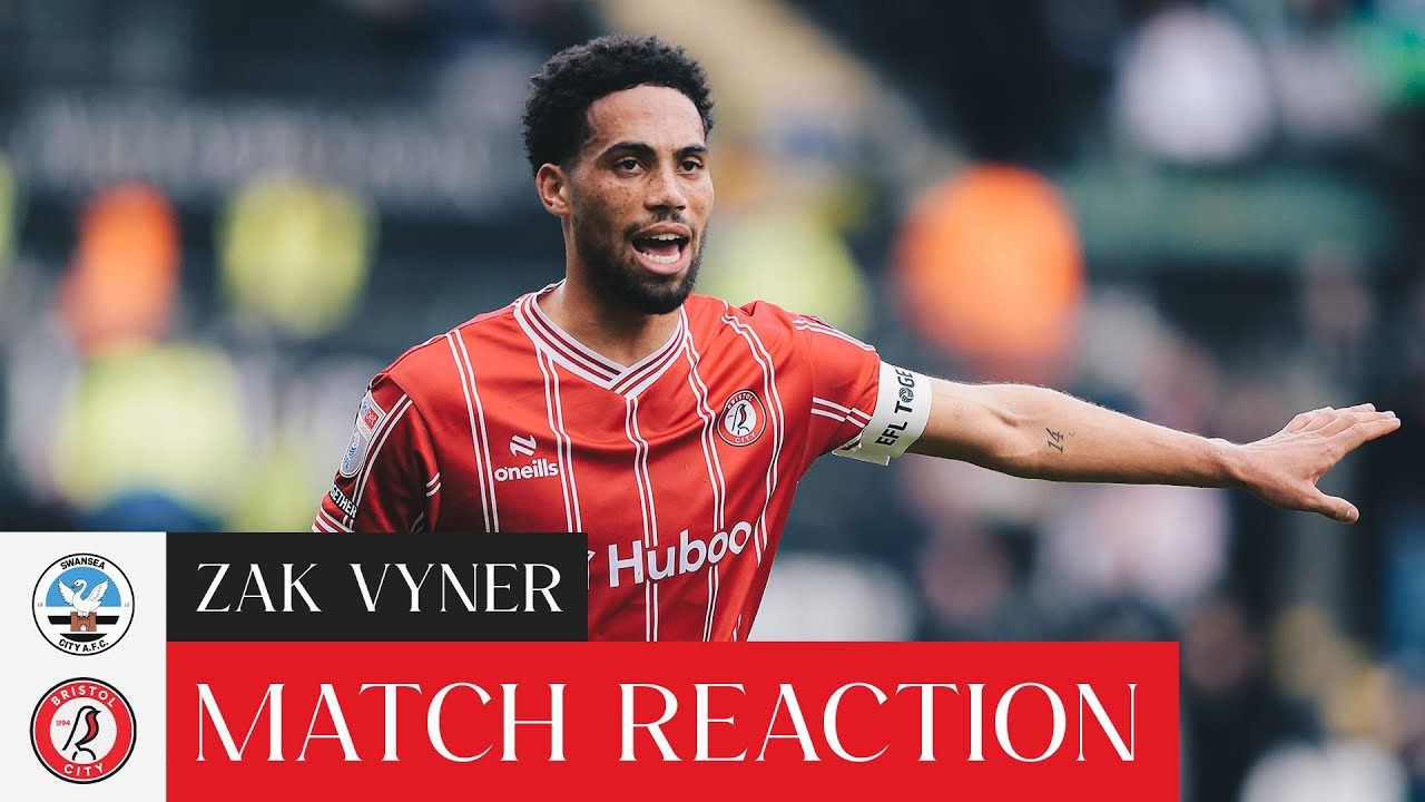 Zak Vyner reacts to Swansea defeat - YouTube
