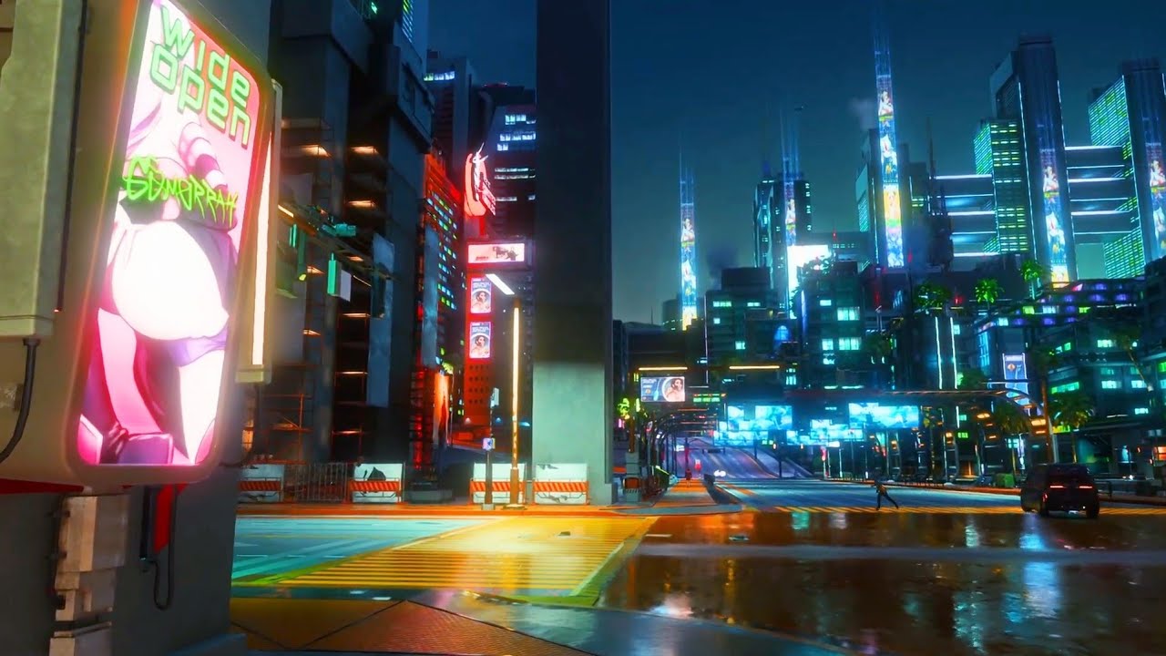 Midnight Walk in Neon City / Cyberpunk 2077 - YouTube