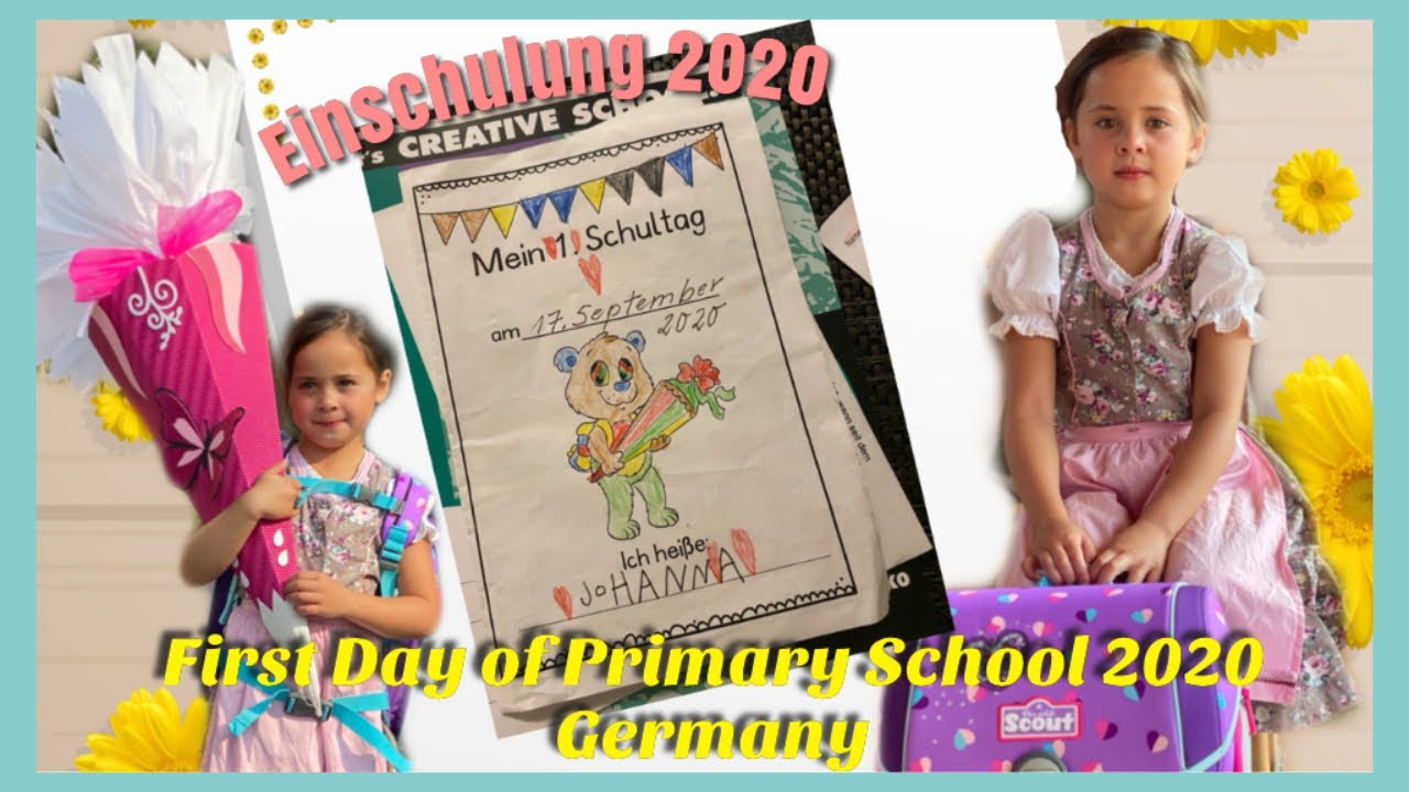First Day of Primary School in Germany | Einschulung 2020 | Preparation ...