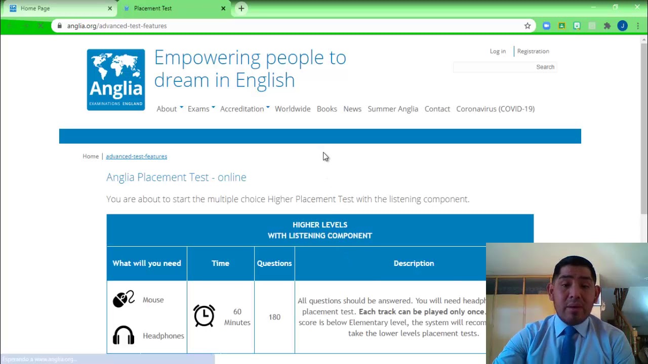 ANGLIA EXAMINATION HIGHER LEVEL 5TO - YouTube