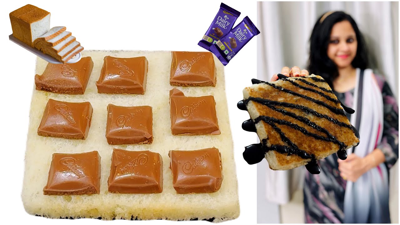 Crispy and Tasty Bread Snack| Dairy milk & Bread |Selines Recipes ...