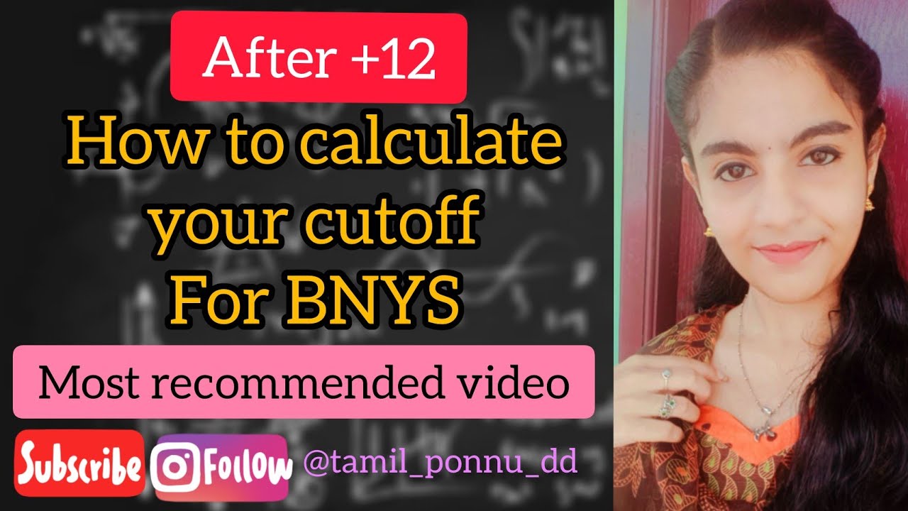 How to calculate your cutoff for BNYS medical course 👩‍⚕️📝Most ...