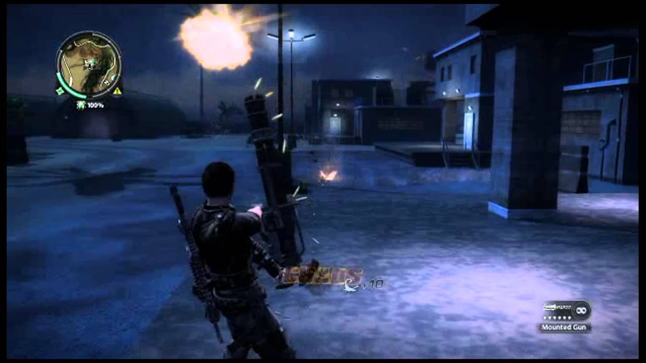 Just Cause 2 Mini Gun Glitch - YouTube