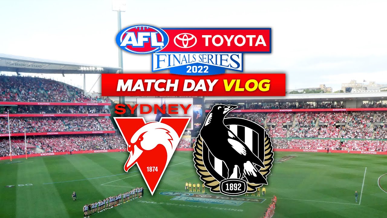 AN EMOTIONAL PRELIM FINAL! | SYDNEY VS COLLINGWOOD | AFL FINALS VLOG ...