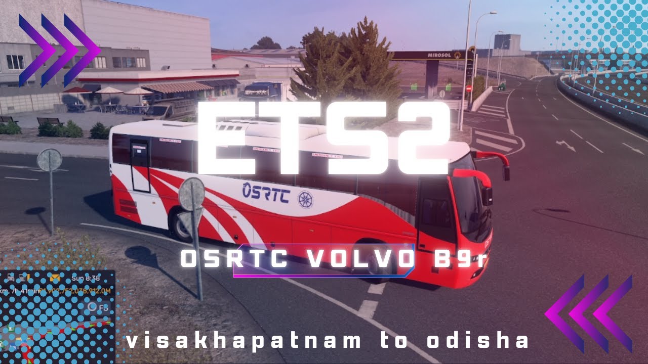 Visakhapatnam to Odisha OSRTC Volvo B9r Bus Driving ETS2 #ets2mods # ...