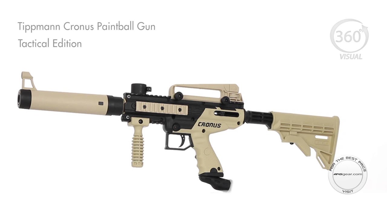 Tippmann Cronus Paintball Gun - Tactical Edition - Visual 360 - YouTube