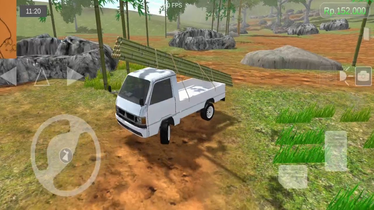 Mobil PICK UP Simulator Angkut Bambu - MBU pickup simulator - YouTube