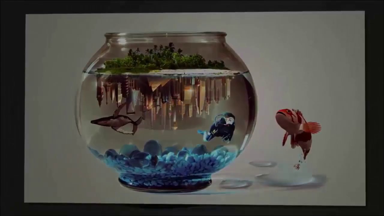 KS Editz fish bowl city photo manipulation photoshop cc tutorial 2016 5 ...