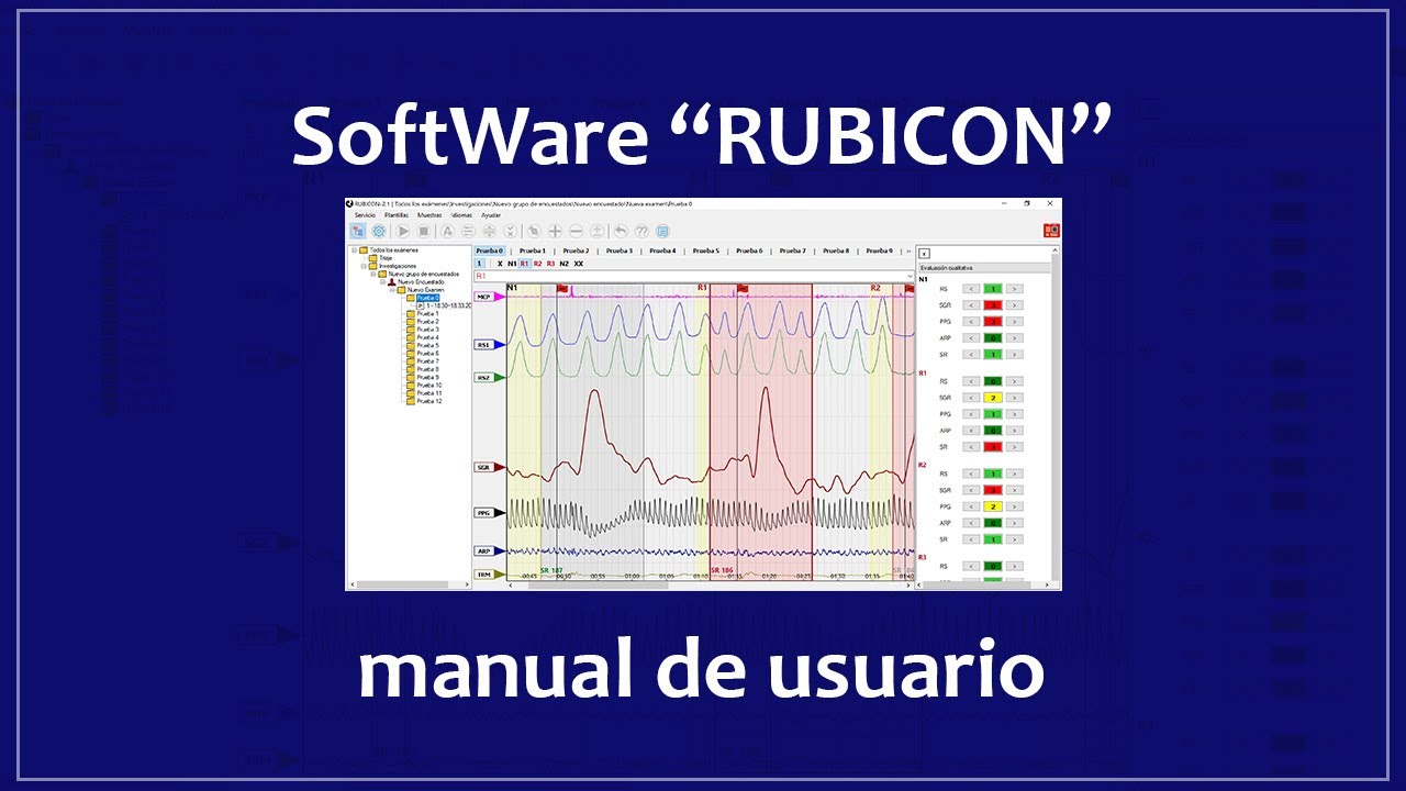 Rubicon software - manual de usuario del polígrafo. - YouTube