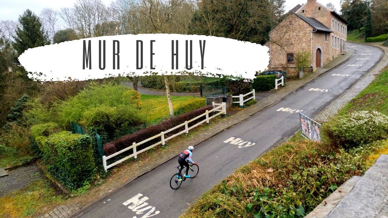 CLIMBING the MUR DE HUY - YouTube