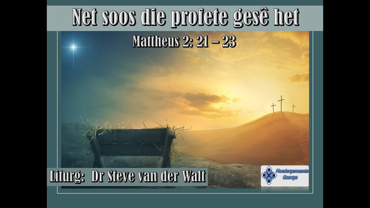 Erediens - 3de Sondag in Advent -15 Desember 2024 - YouTube