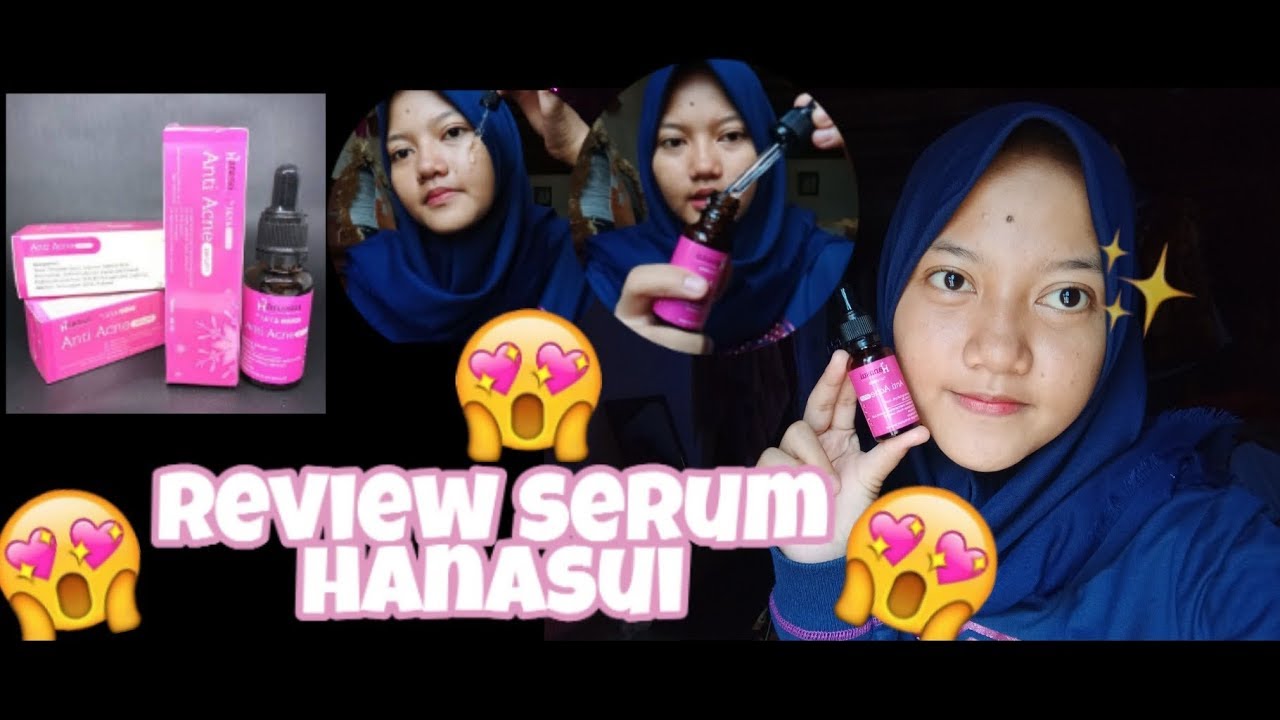 Review serum hanasui anti acne pink beli di shopee!? - YouTube