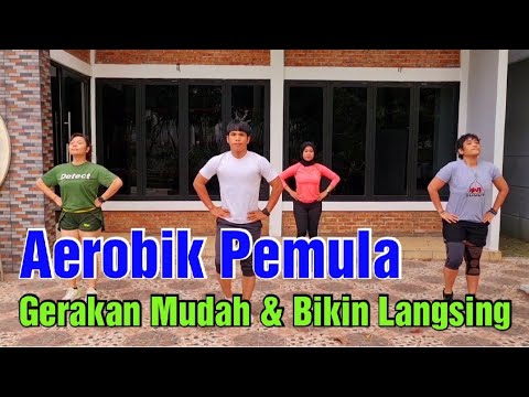 Senam Aerobik Pemula Gerakan Mudah Bikin Langsing - YouTube