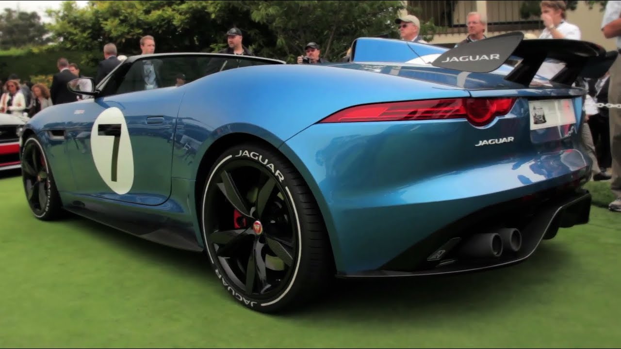 Jaguar Project 7 Concept - Up Close @ Pebble Beach - CAR and DRIVER ...