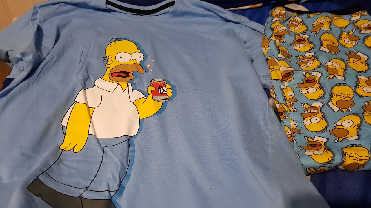 ⭐ My Light Blue Homer Simpson PJ ⭐ - YouTube